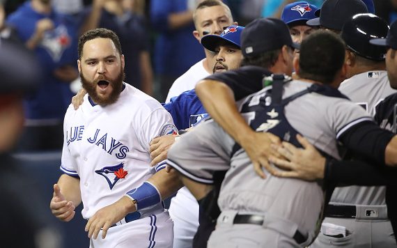 GIFS: The Blue Jays and Yankees Come to Blows in an On-Field Brawl ...